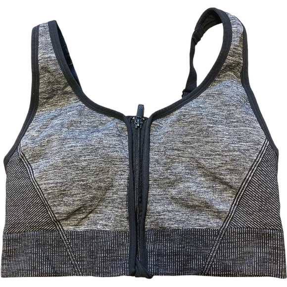 all in motion | Tops | All In Motion Womens Seamless Zipper Bra With ...